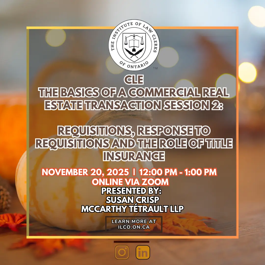 CLE - The Basics of a Commercial Real Estate Transaction Session 2 ...